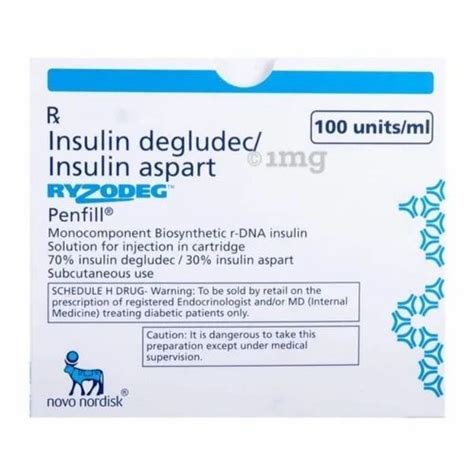 Ryzodeg Penfill Insulin Pen 100 U Ml At ₹ 4954 40 Pack In Bhopal Id 2850656793188