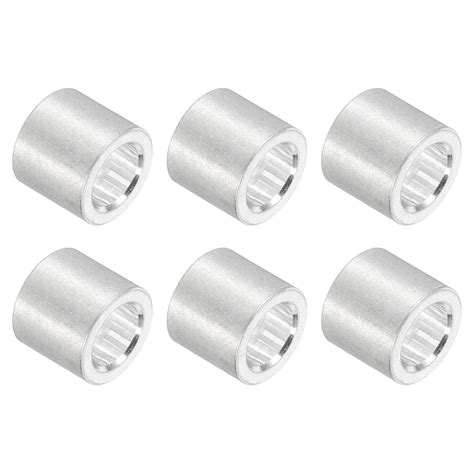Uxcell 6 Pack Aluminum Spacer 516 Od X 316 Id X 932 Length