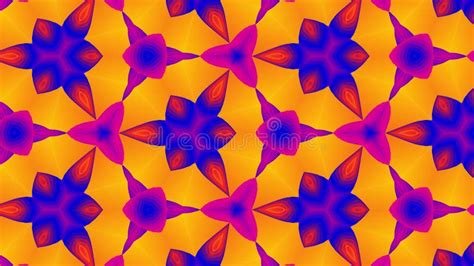 Beautiful And Modern Symmetrical Abstract Shapes Pattern With Realistic