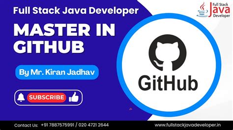 Github For Full Stack Java Developers Learn With Mr Kiran Jadhav