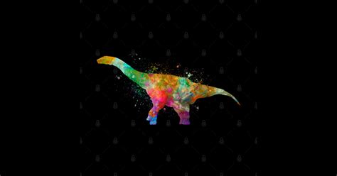 Argentinosaurus In Watercolor Dinosaurs Sticker Teepublic