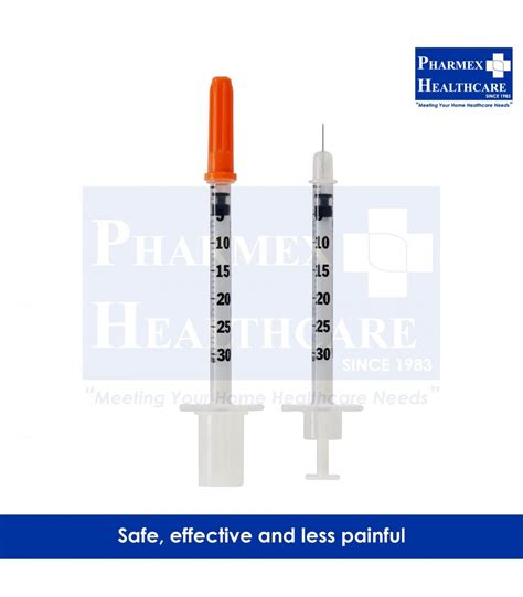 Insulin Syringe With Needle 30g X 1 2 48 Off