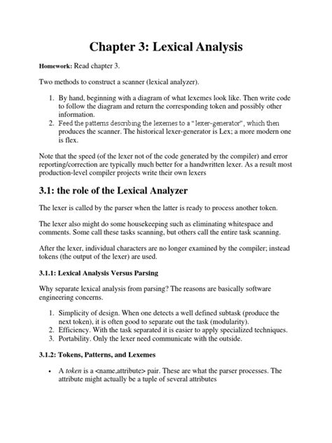 Chapter 3 Lexical Analyser Pdf Formalism Deductive Computer
