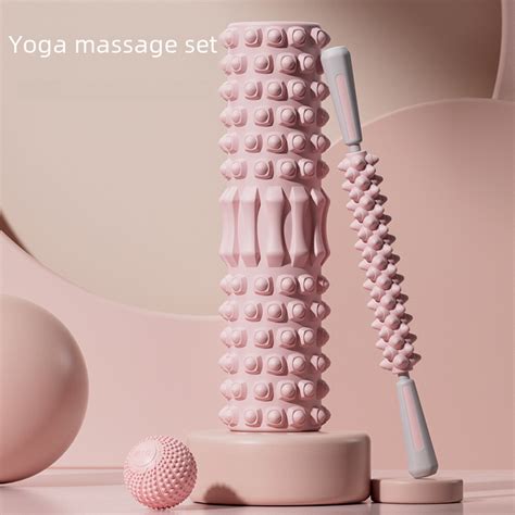 Foam Shaft Wolf Tooth Stick Yoga Column Rolling Back Muscle Fascia