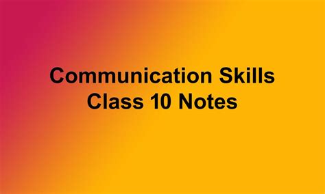 Employability Skills Class 10 Cbse Skill Education