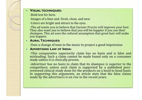 Advertisement Analysis Shampoos Pdf