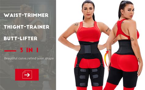 Manladi 3 In 1 Waist Trainer And Thigh Trimmer For Women