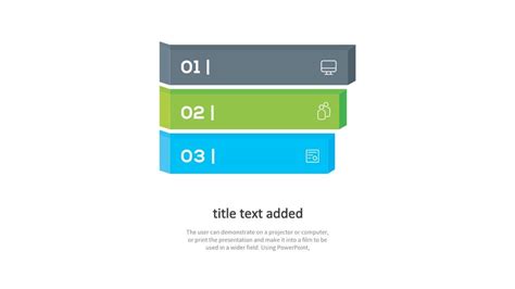 Set Of Three Different Colored Boxes With Numbers Google Slide Theme And Powerpoint Template