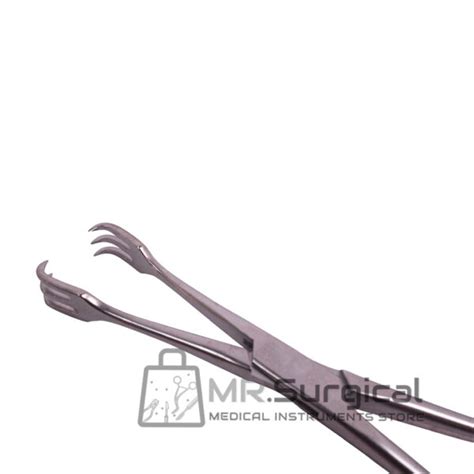 Lahey Thyroid Clamp With 3 Into 3 Teeth 6 14 Stainless Steel