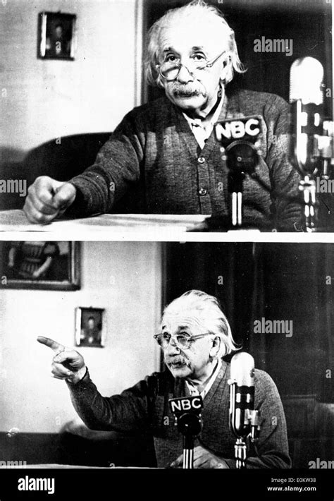 Professor Albert Einstein During His Interview Against The Hydrogen