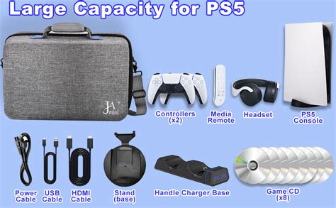 Hard Shell Carrying Case For Ps5 Travel Case For Ps5 Ps5