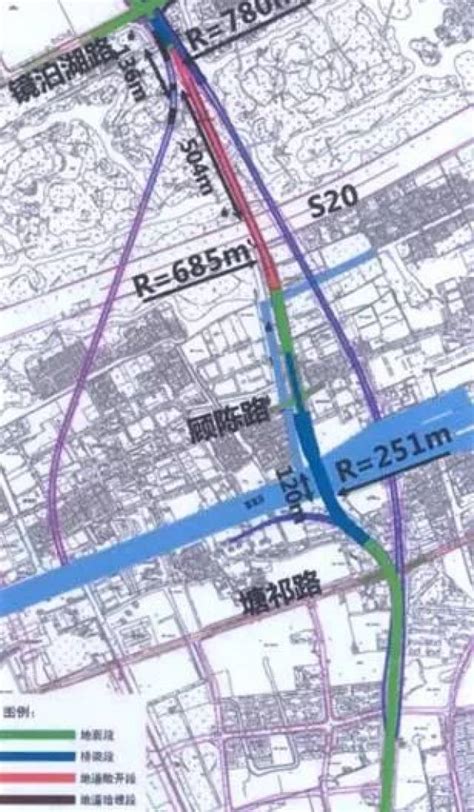 宝山塘祁路规划上海宝山罗泾地铁规划宝山盛桥2030地铁规划大山谷图库