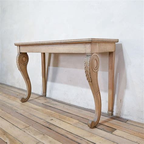 19th Century Regency Bleached Oak Console Table At 1stdibs