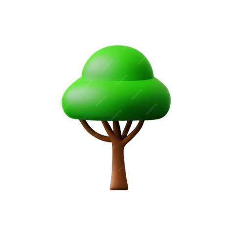 Premium Photo Summer Tree On White Background Llustration Of Tree