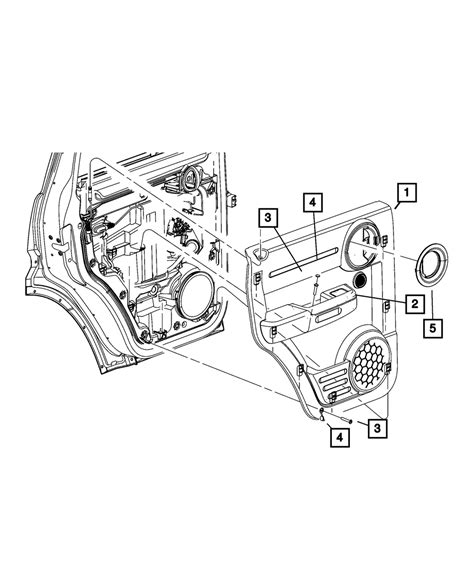 1mk65xzaaa Mopar Switch Bezel Left 2008 2010 Jeep Liberty