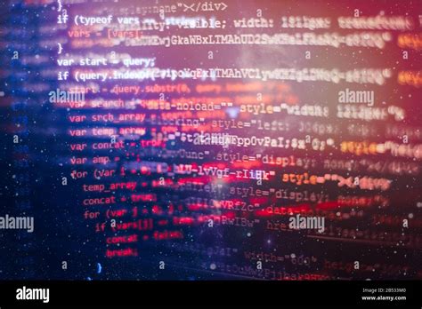 Modern Tech PHP Syntax Highlighted Writing Programming Functions On Laptop Big Data And