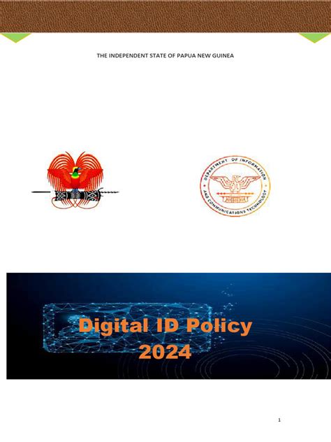 Png Digital Id Policy Draft 3 Version 11 December 2024 Pdf
