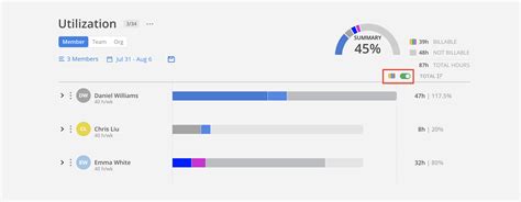 Utilization Report Mosaic