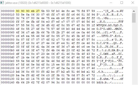 Jektor A Windows User Mode Shellcode Execution Tool
