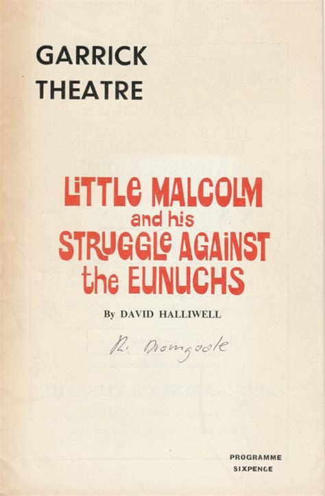 Programmheft Little Malcolm And His Struggle Against The Eunuchs Von