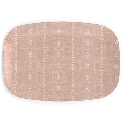 Playa Tribal Stripe Pink Serving Platter Shutterfly