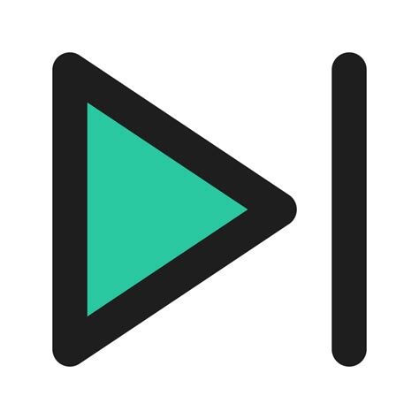 Skip Flat Color Outline Icon 19858759 Png