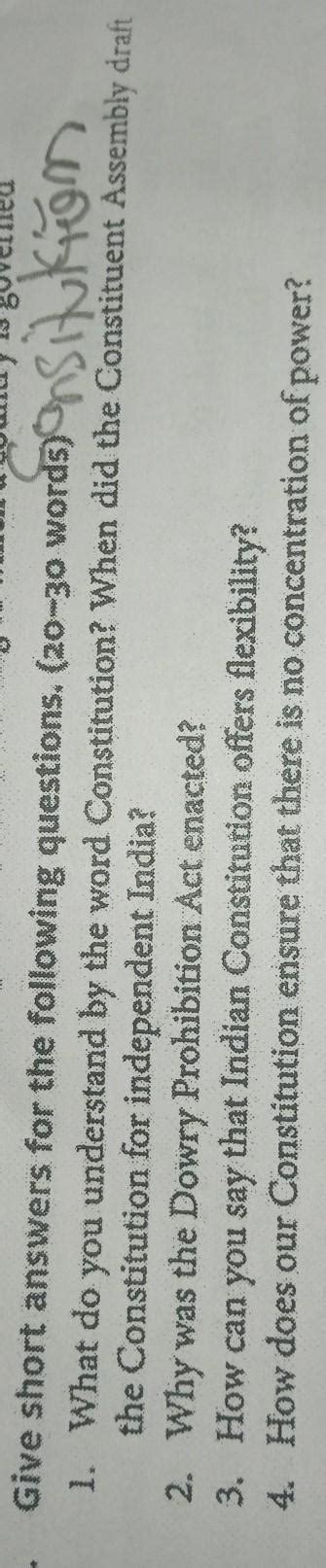 Please Answer These Question