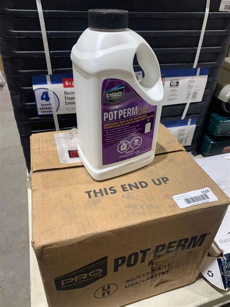 Pot Perm Greensand Iron Filter Regenerant Case Lot 4 X 1gal