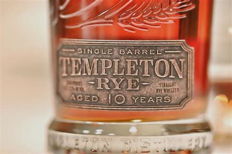Templeton Single Barrel 10 Year Reserve Rye Whiskey Bourbon Culture