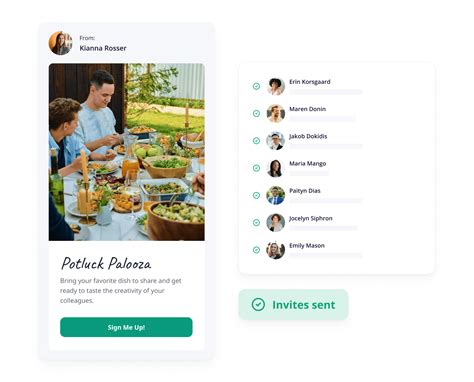 Potluck Events Rsvpify