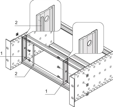 Schroff Emc Shielding Between Front Panel And Side Panel Recessed