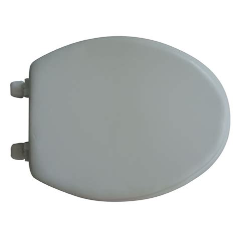 Cushioned Vinyl Elongated Toilet Seat At