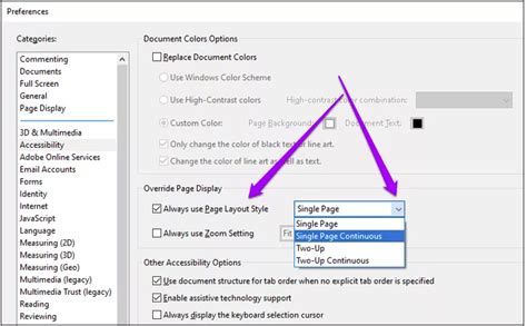 how to enable scroll bar in adobe acrobat reader d adobe product