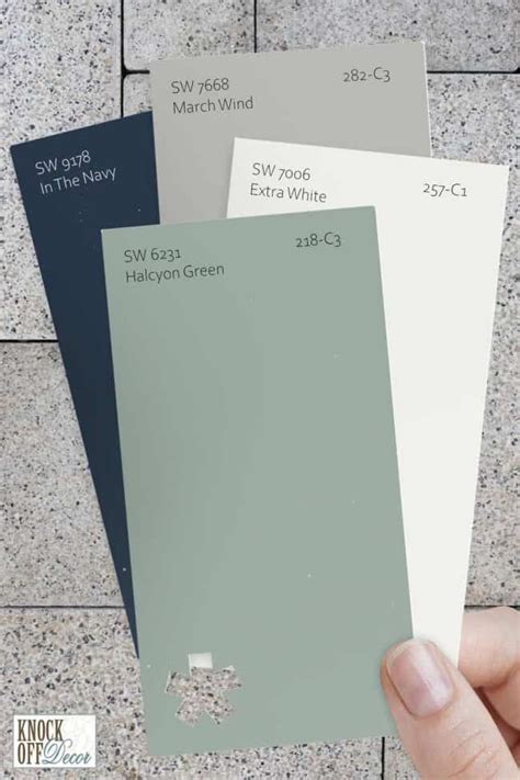 Blue Green Exterior House Colors Sherwin Williams Halcyon Green