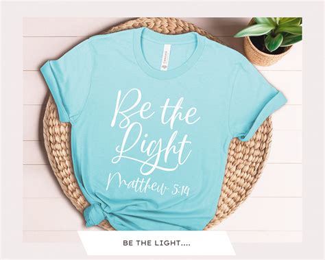 Be The Light Svg Cut File Matthew Bible Scripture Verse Svg Faith Svg