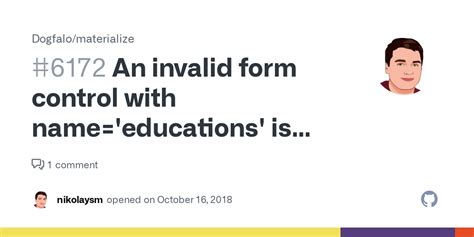 An Invalid Form Control With Nameeducations Is Not Focusable