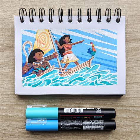 “posca Film Illustrations” A Project By Jameschapman Artofit