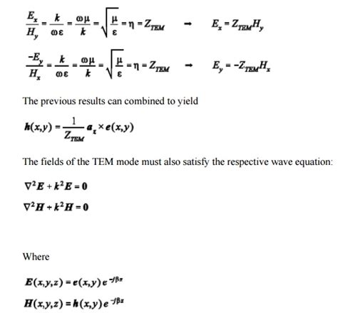 Transverse Electromagnetic Waves Transverse Magnetic Waves Transverse