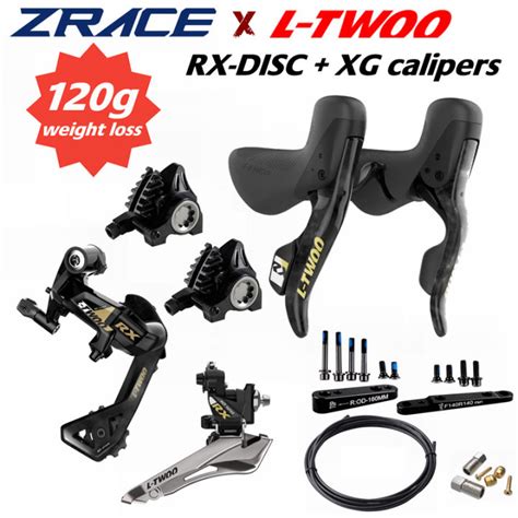 Ltwoo Rx R9 Disc 2x11s 2x12s Road Hydraulic Disc Brake Groupset Zrace Xg Flat Mount Brake