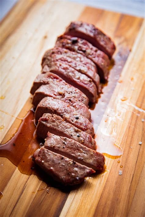 Traeger Grilled Venison Striploin Venison Backstrap Recipes Venison