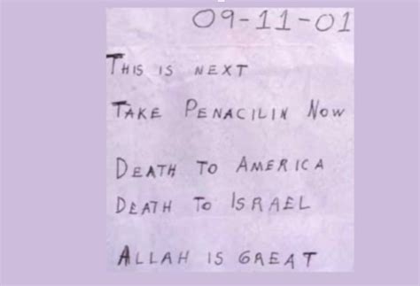 Anthrax Letters Revisited Deliberate Deception The Tenpenny Report