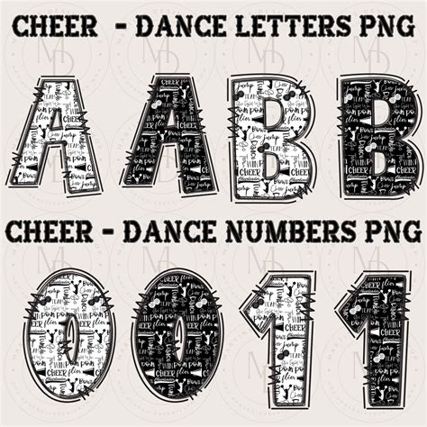 Cheer Alpha Png Cheer Alphabet Png Cheer Letters And Numbers Png