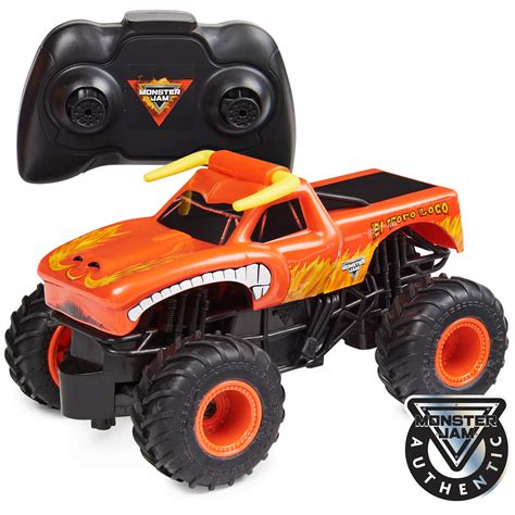Official El Toro Loco Monster Jam Rc Truck Toy With Controller 124