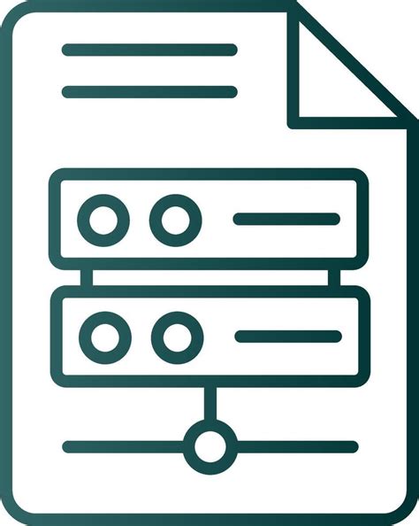 Server Line Gradient Icon 43681689 Vector Art At Vecteezy