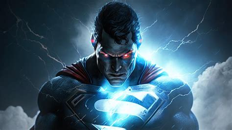 Superman Glowing Eyes Wallpaper 4k For Desktop Id11422