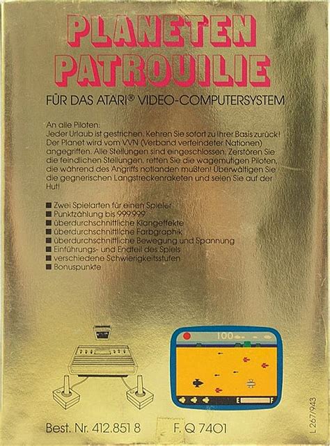 Atari 2600 Vcs Planeten Patrouilie Scans Dump Download Screenshots Ads Videos Catalog