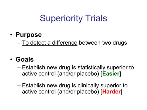 Superiority Equivalence And Non Inferiority Trial Designs Pdf