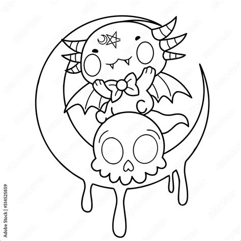 Cute Scary Coloring Pages