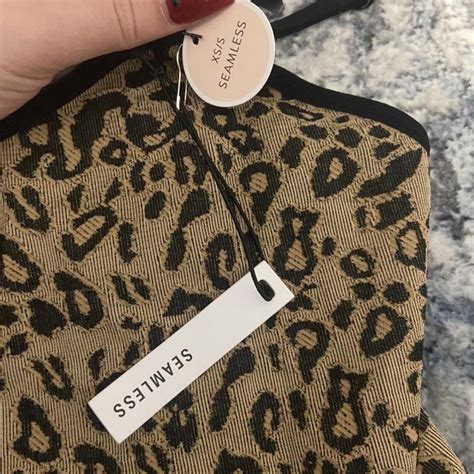 Cute Leppord Print Body Suit Tags Still On Never Depop