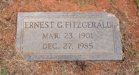 Ernest Grady Fitzgerald 1901 1985 Memorial Find A Grave